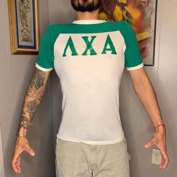 Shirts | True Vintage 196s Fraternity College University Axa Jersey ...